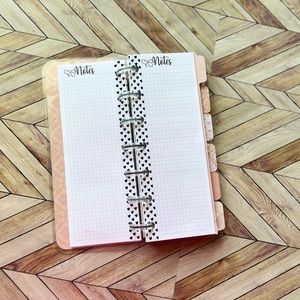 Hand Crafted | Office | Happy Planner Skinny Mini Undated Monthly And ...